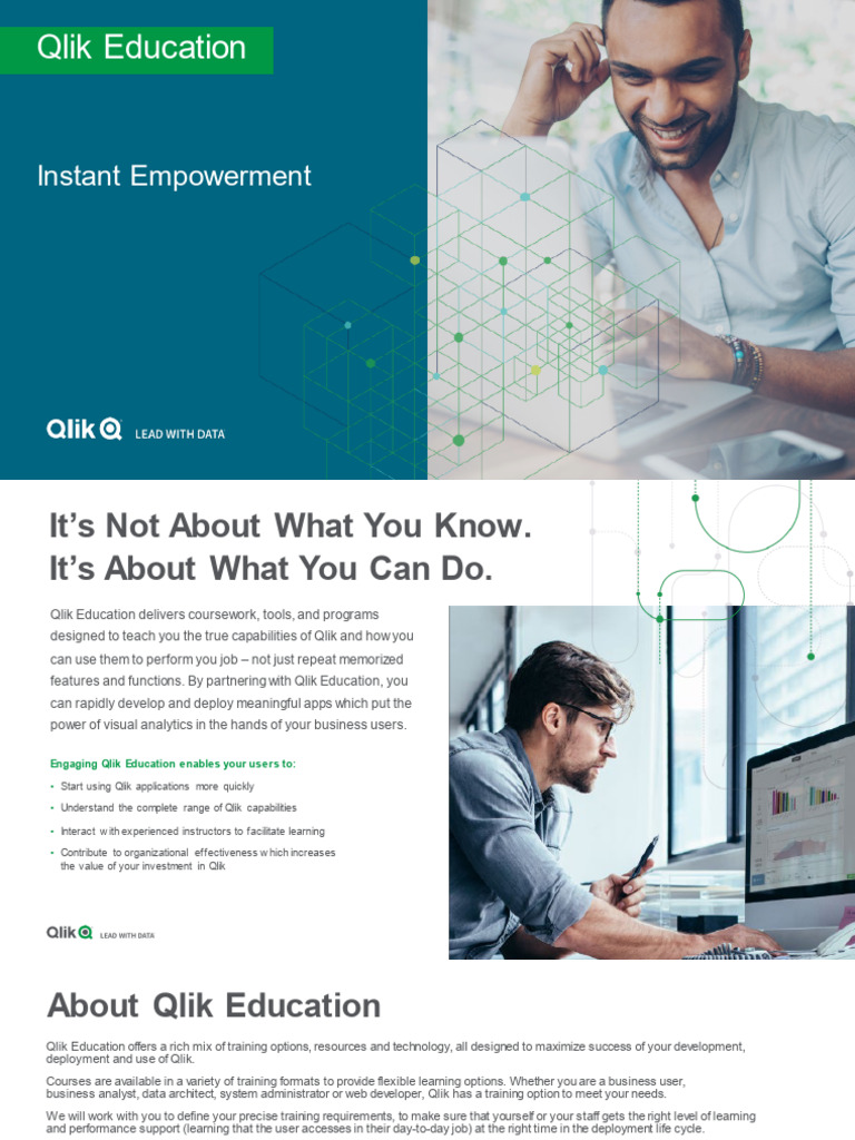 QlikEducationServices CourseDiagram | PDF | Data | Analytics