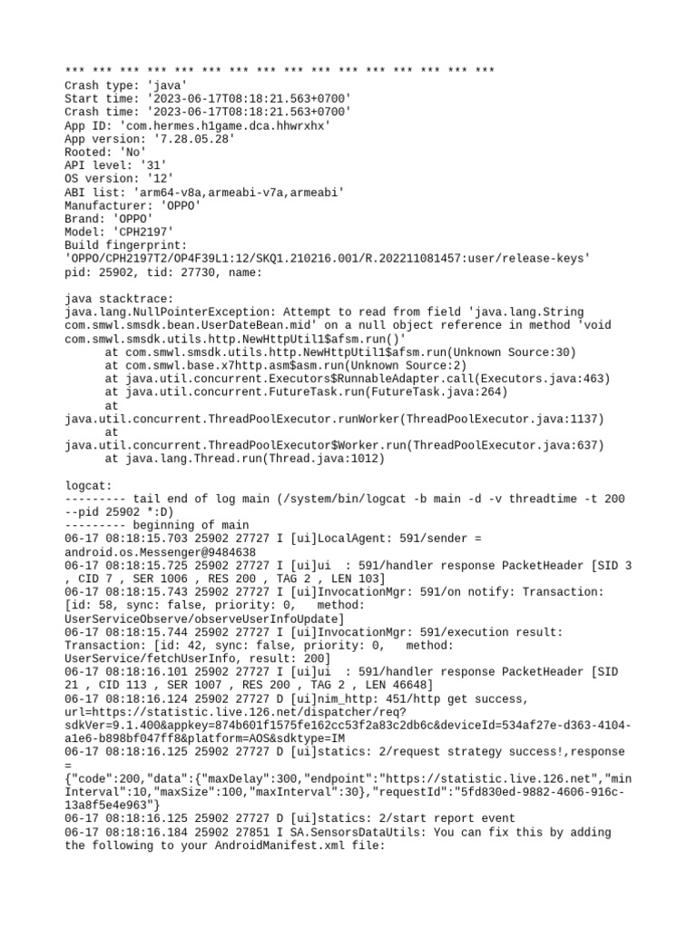 Catchlogs - 2023-06-17 at 08-18-21 - 7.28.0 - .Java | PDF | Zip (File Format) | Java ...
