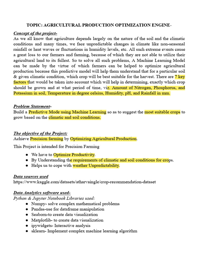 Sample Concept Note | PDF | Machine Learning | Computer Science