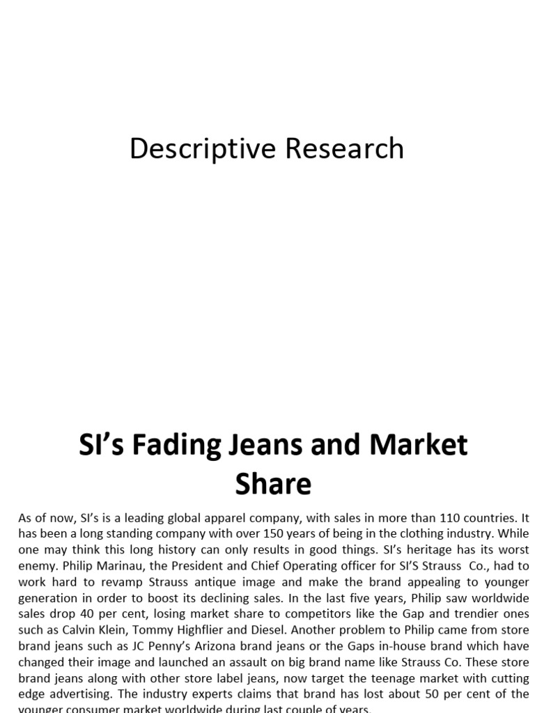 4 Descriptive Research | PDF | Survey Methodology | Questionnaire