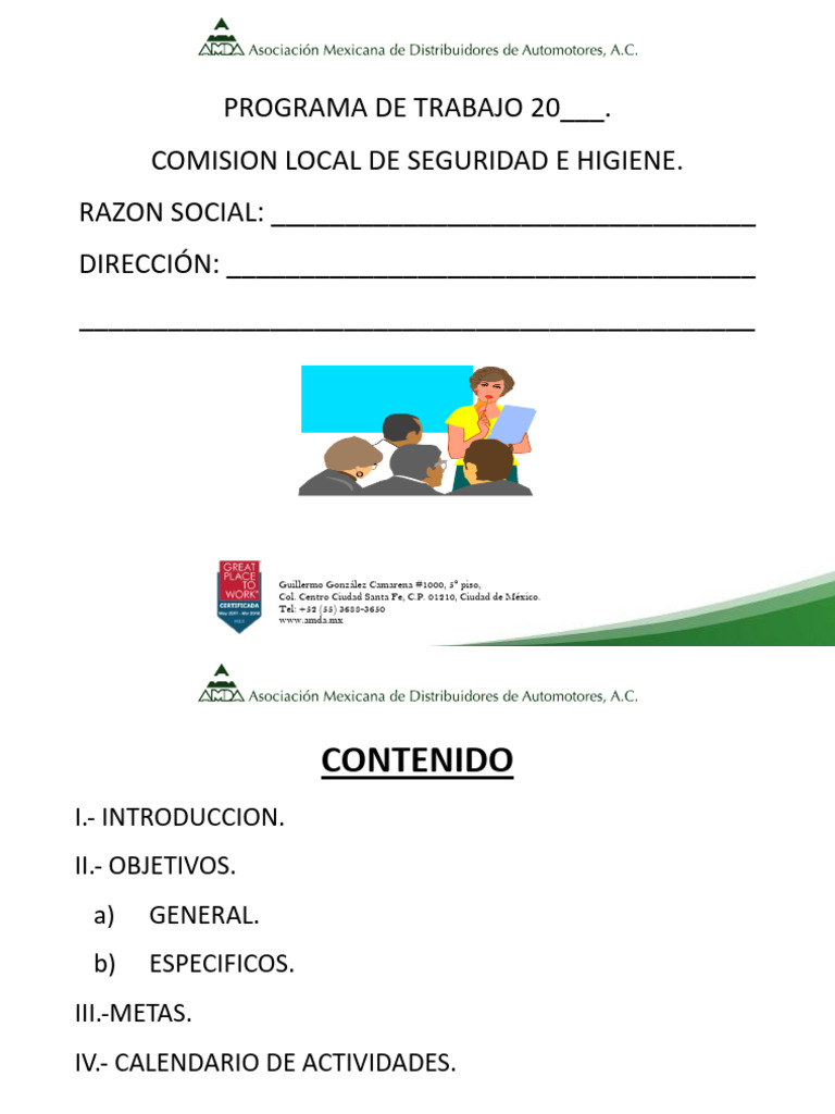 Programa de Trabajo de La CSH | PDF | México