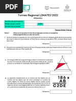 Torneo LIMATEJ 2026 - Secundaria | PDF