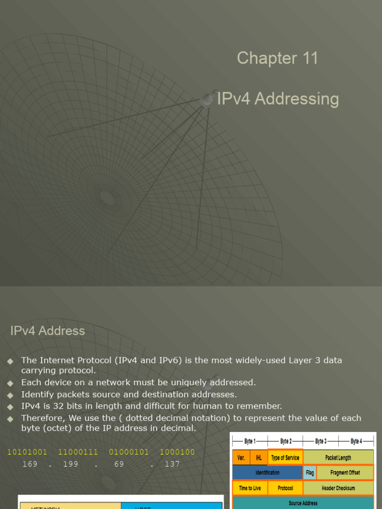 CCNA1-CH11-IPV4 Addressing-New | Download Free PDF | Ip Address | Computer Network