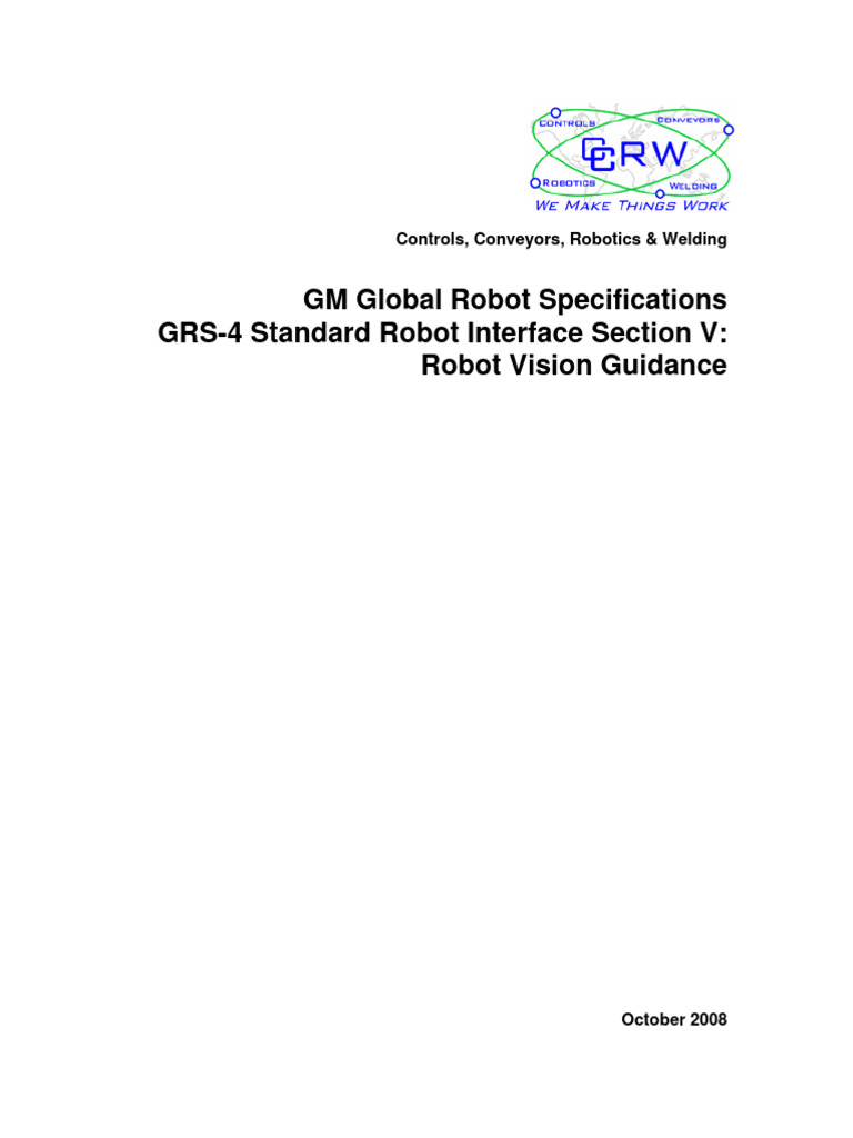 GR S 4 V Robot Vision Guidance | Download Free PDF | Programmable Logic ...