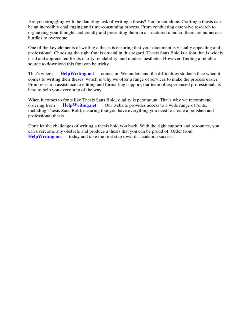 Thesis Sans Bold Font Download | PDF | Typefaces | License