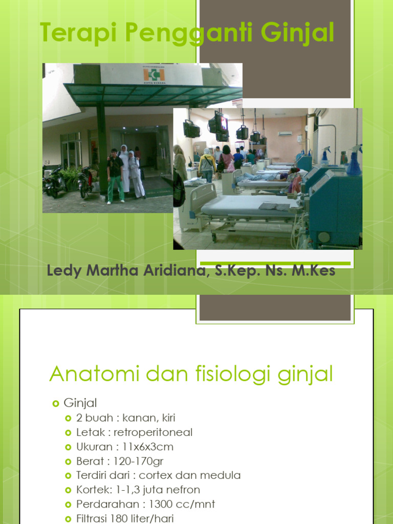 Terapi Pengganti Ginjal | PDF | Kesehatan Holistik