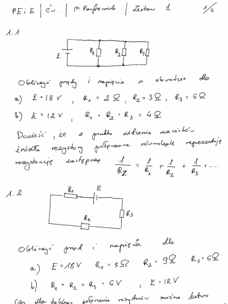 Peie Cwiczenia Zestaw 1 | PDF