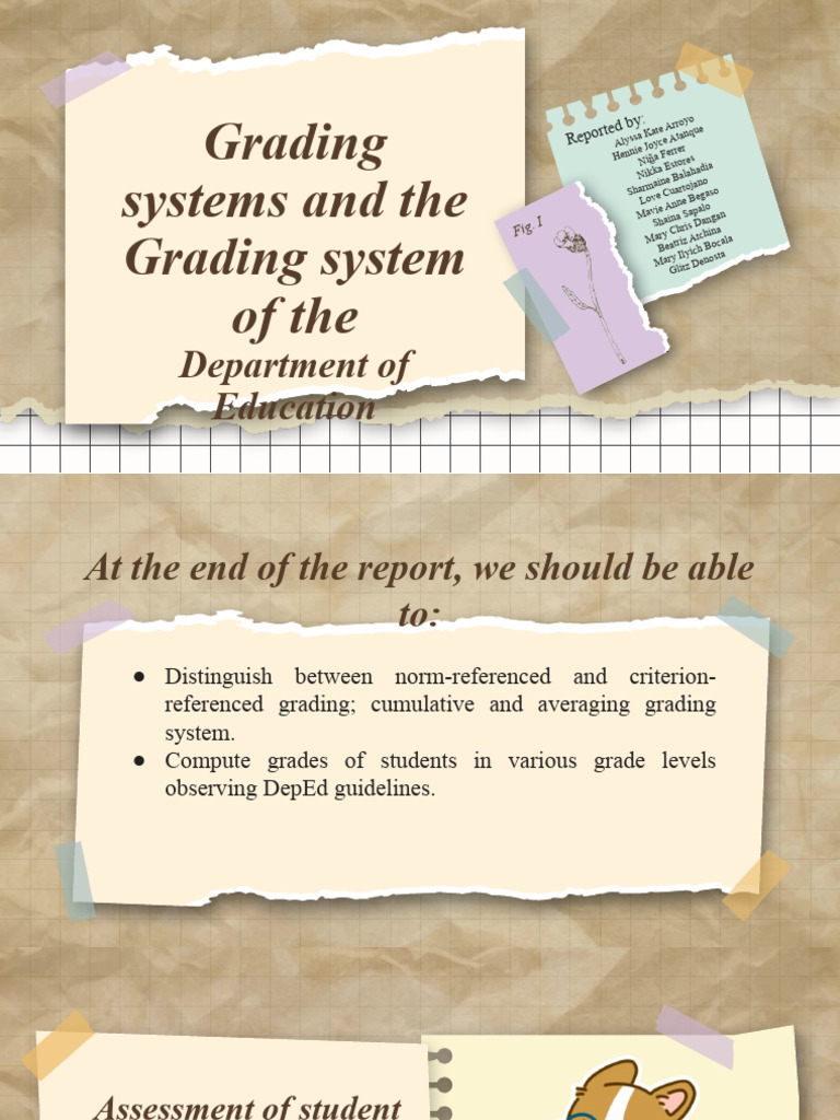 Overview of DepEd Grading Systems | PDF | Standardized Tests | Learning