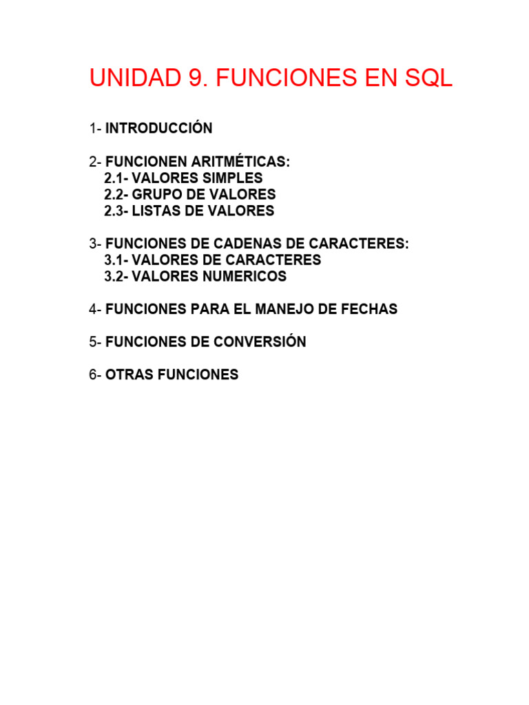 Unidad 09 Funciones | PDF | Cadena (informática) | Ascii