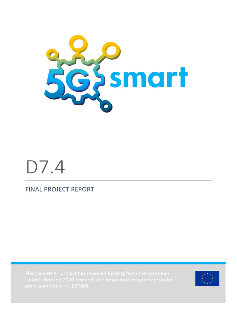 5G SMART D7.4 v1.0 | PDF | Robotics | Robot