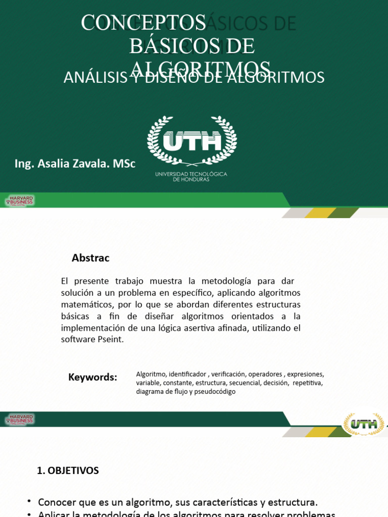Conceptos Basicos Algoritmos 1p3 2024 | PDF | Algoritmos | Variable (informática)