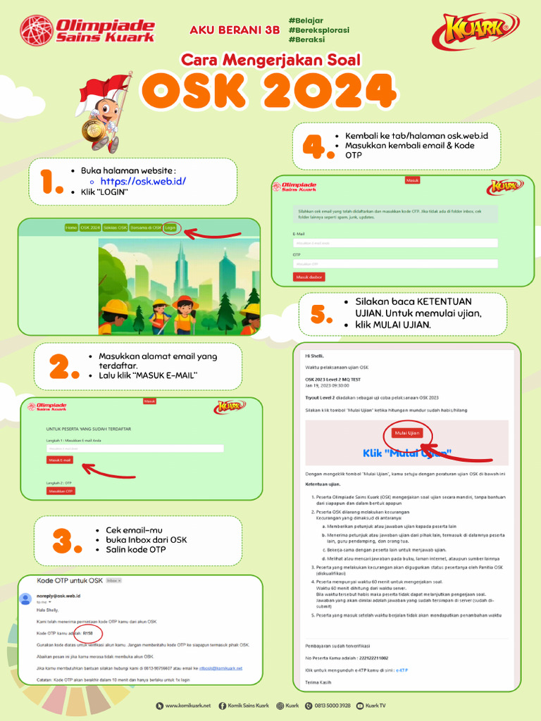 (PDF) Cara Mengerjakan Soal OSK 2024 | PDF