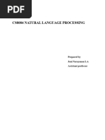 NLP Unit II Notes | PDF | Parsing | Syntax