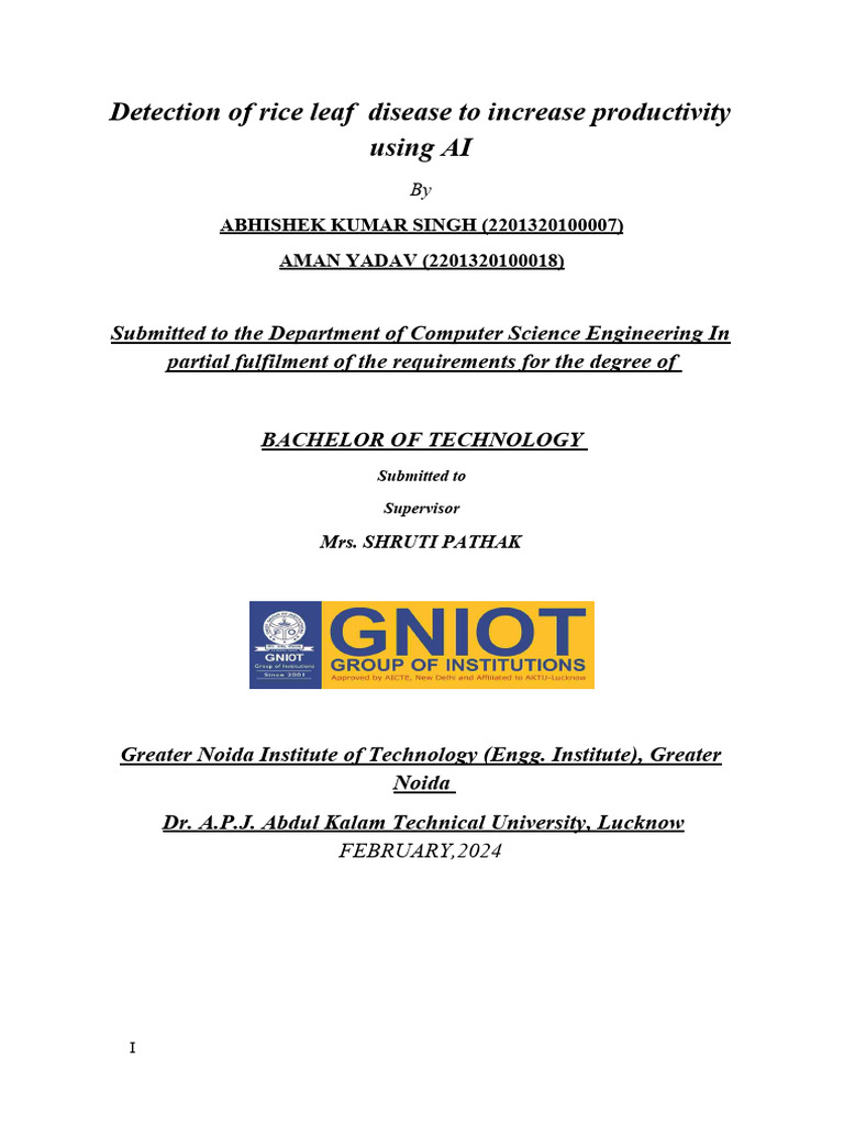 Mini Project Report Final Last Pdf Agriculture Artificial Neural Network