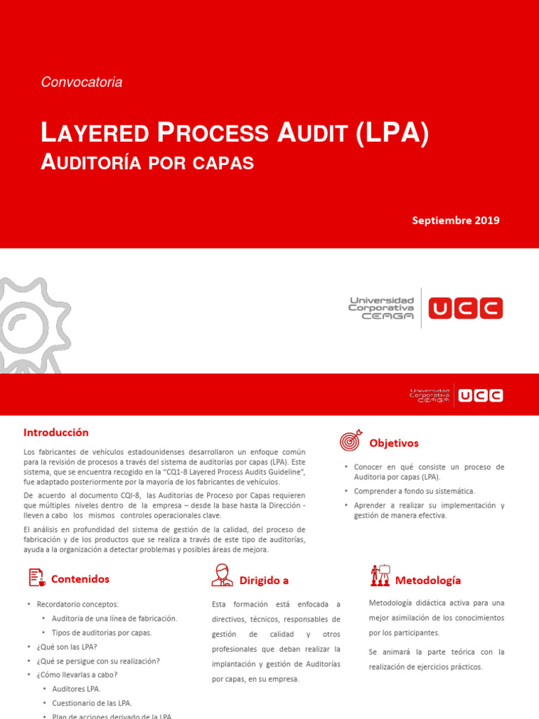 LPA - AUDITORIAS POR CAPS O LAYERED PROCESS AUDIT | PDF | Economias ... LPA - AUDITORIAS POR CAPS O LAYERED PROCESS AUDIT | PDF | Economias ...