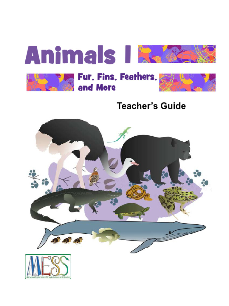 MESS Animals1 Guide | PDF | Amphibian | Mammals