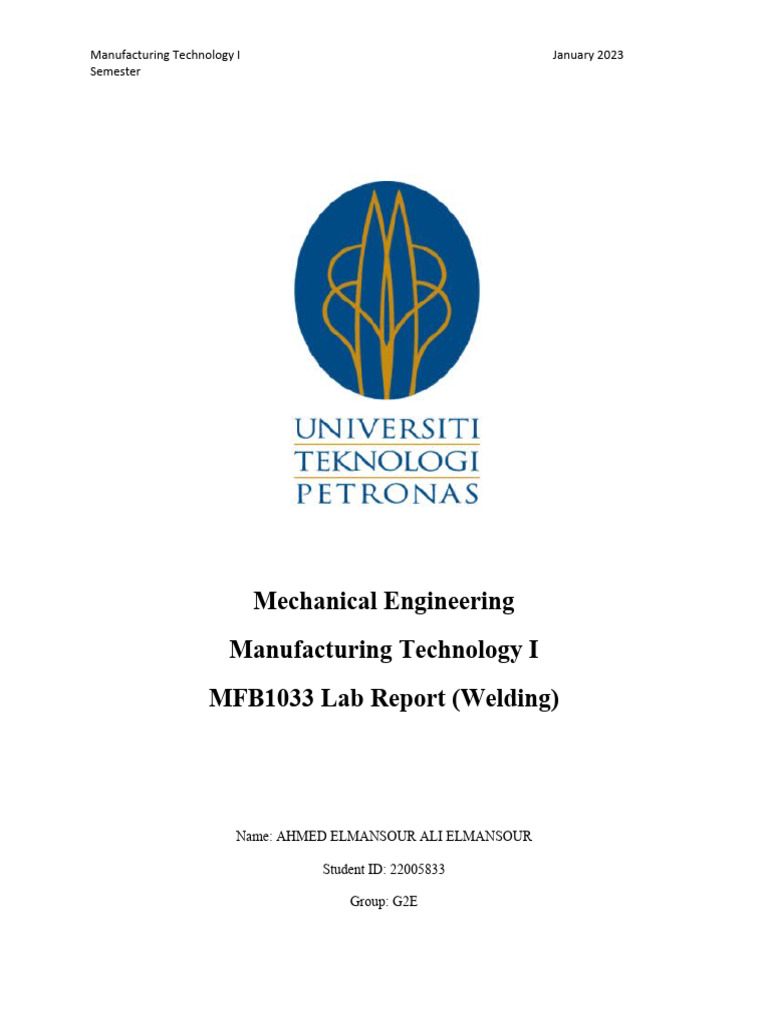 Welding Lab | Download Free PDF | Screw | Secondary Sector Of The Economy