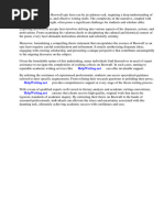 Beowulf Final Paper | PDF | Hero