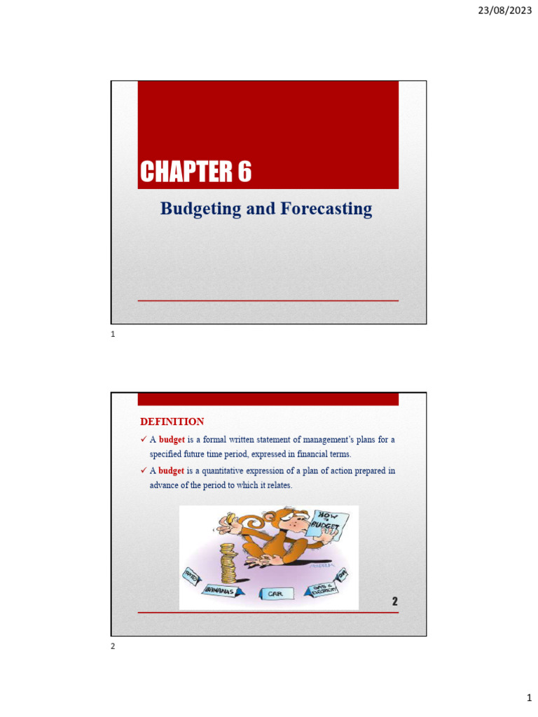 Chapter 6 - Forcasting & Budgeting | PDF | Coefficient Of Determination ...