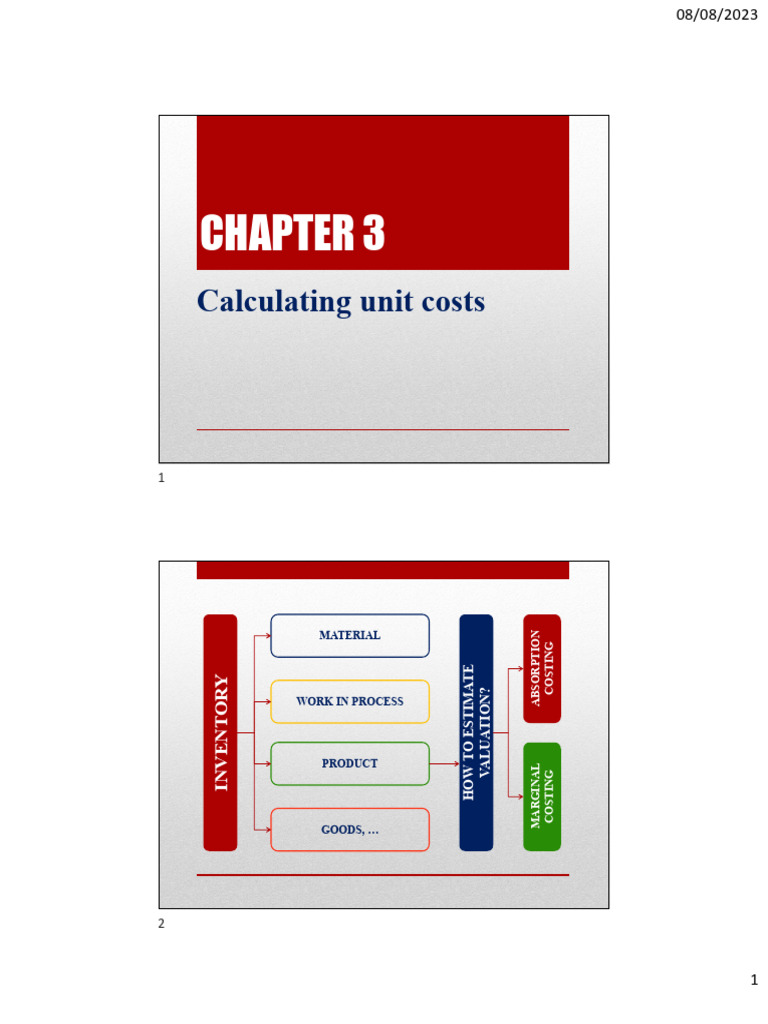 Absorption Costing and Overhead Allocation | PDF | Business | Business ...