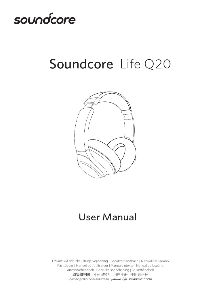 Life Q20 A3025 User Manual | PDF | Headphones | Sound Production