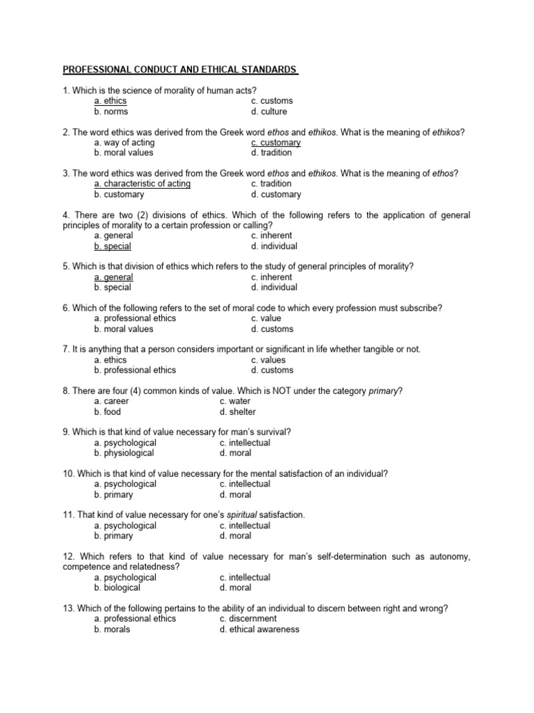 Professional Conduct and Ethical Standards | PDF | Experiment | Statistics