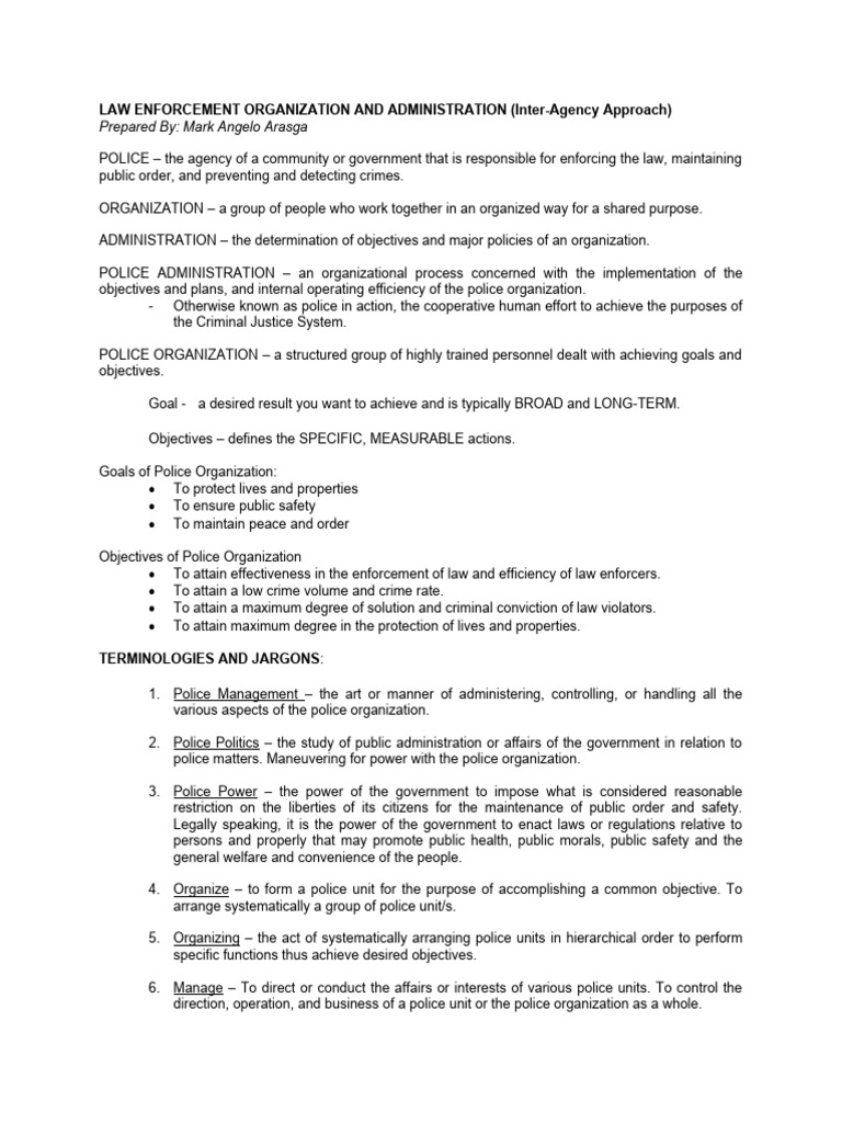 Lea Interagency | PDF | Police | Sergeant