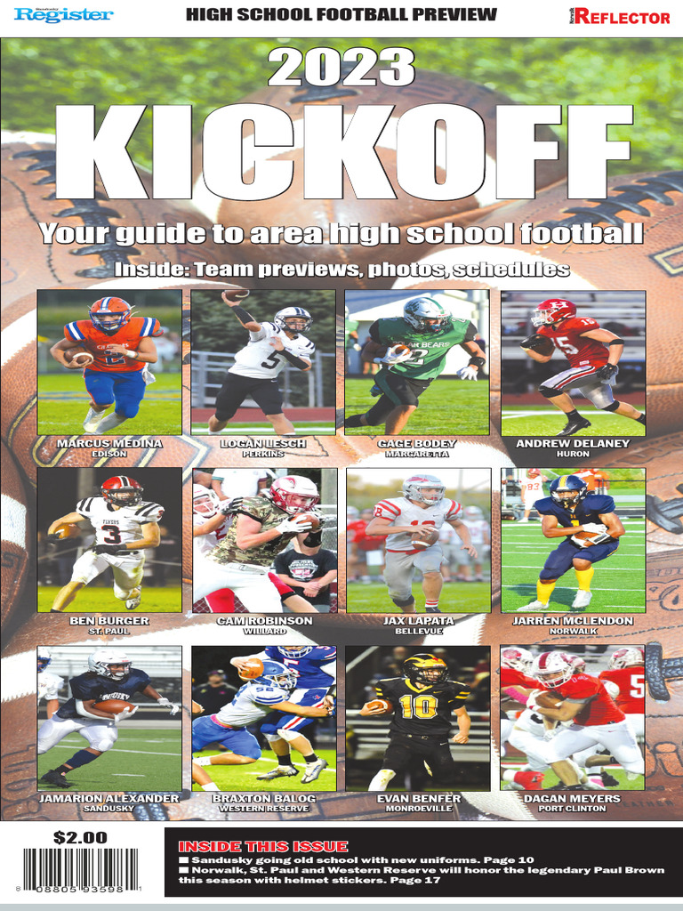 2023 Sandusky Register Football Preview | PDF | Quarterback | National Football League Teams