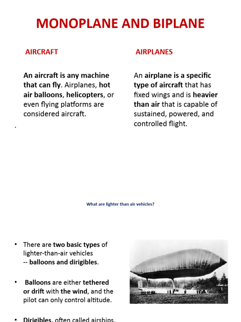 Aircraft Wing Types Explained | PDF | Aircraft | Monoplane