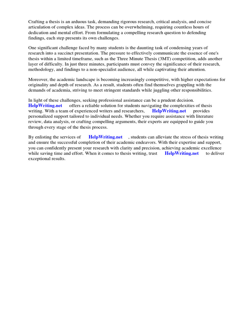 Plymouth Three Minute Thesis | PDF | Thesis | Science