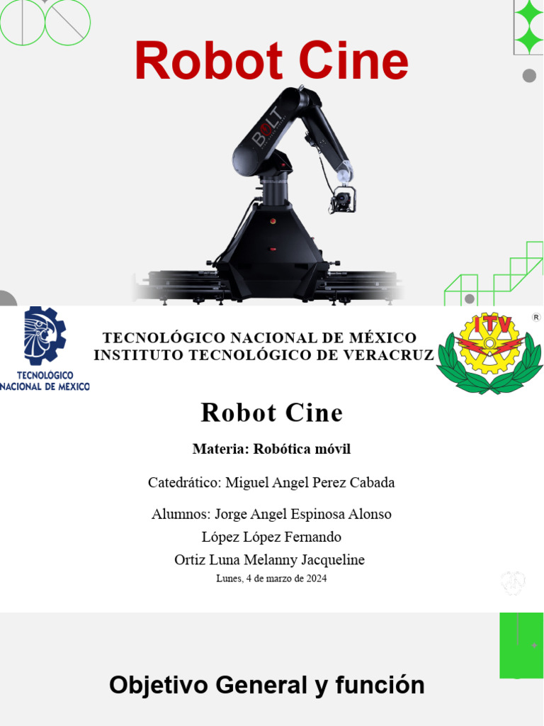 Proyecto Robot Cine | PDF
