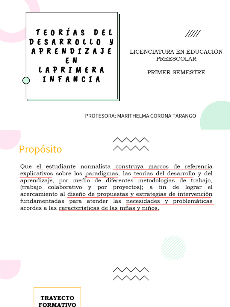 Teorías Del Desarrollo y Aprendizaje en La Primer Infancia | PDF | Aprendizaje | Sicología