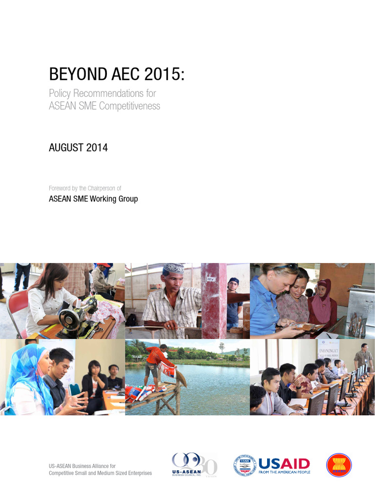 ASEAN SME Competitiveness Strategies | PDF | E Commerce | Small And ...