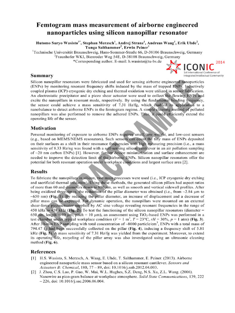 Abstract Sample Iconic 2016 | PDF