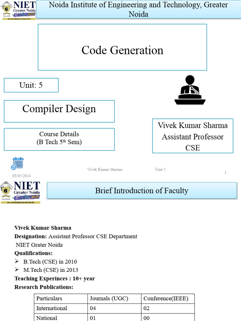 Unit5 VKS | PDF | Compiler | Program Optimization