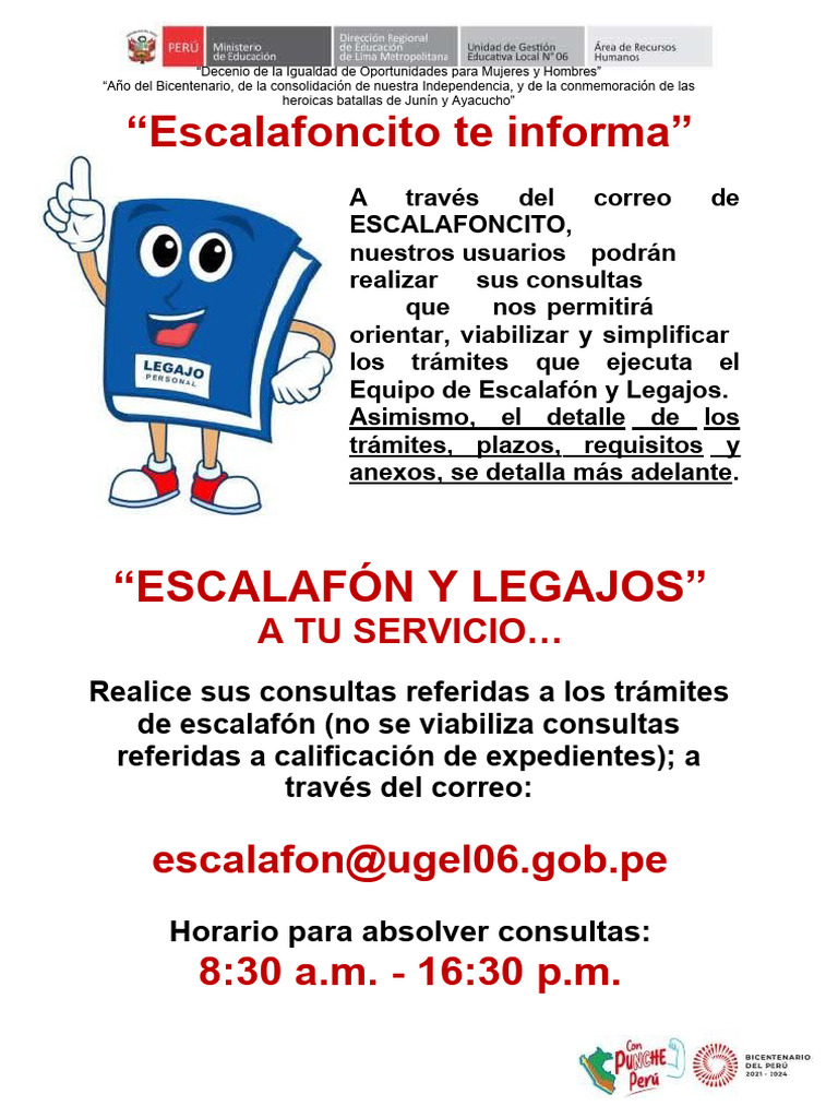 Escalafon Actualizado | PDF | Documento