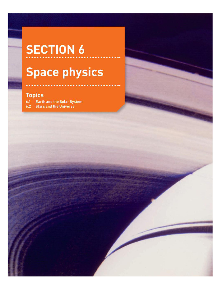 Lesson Note - Space Physics - With Highlighted Notes | PDF