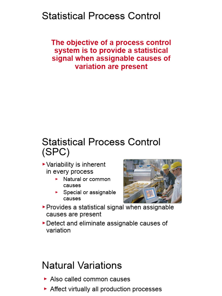For SPC | PDF | Mean | Statistics