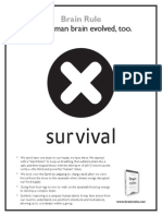 Brain Rules Study Guide | PDF | Brain | Attention