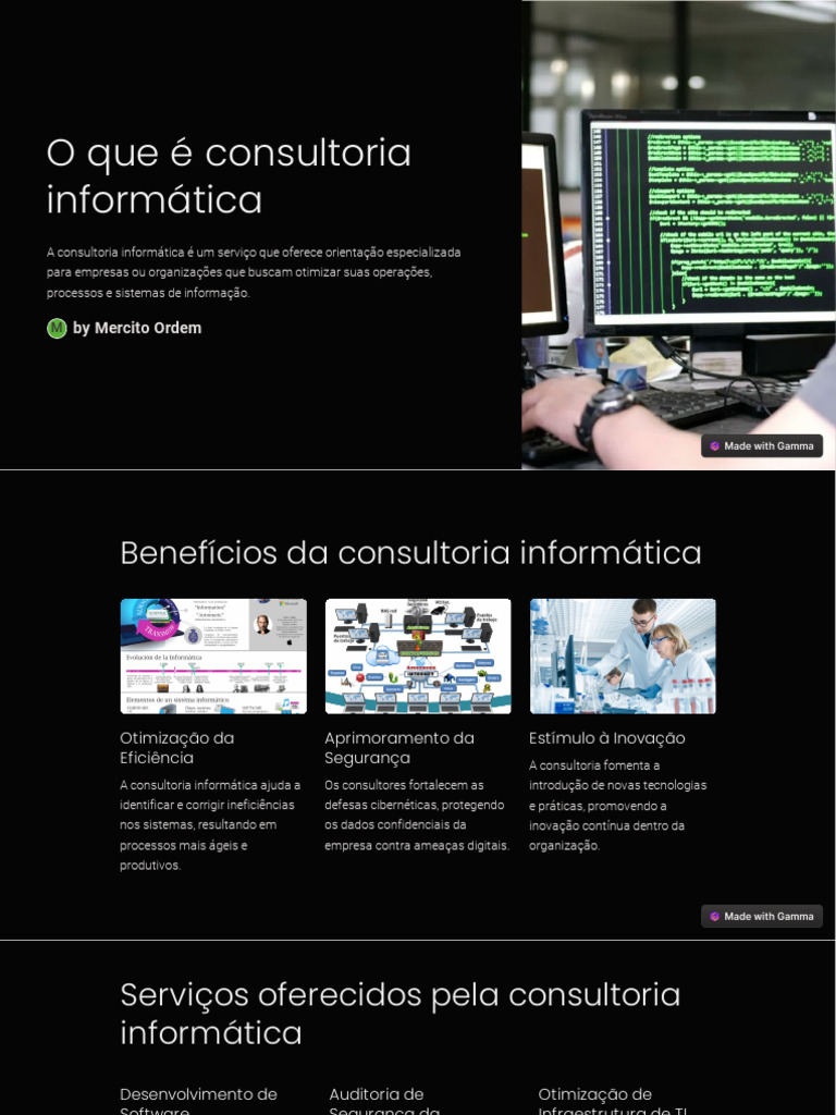 O Que e Consultoria Informatica | PDF | Segurança de computadores ...