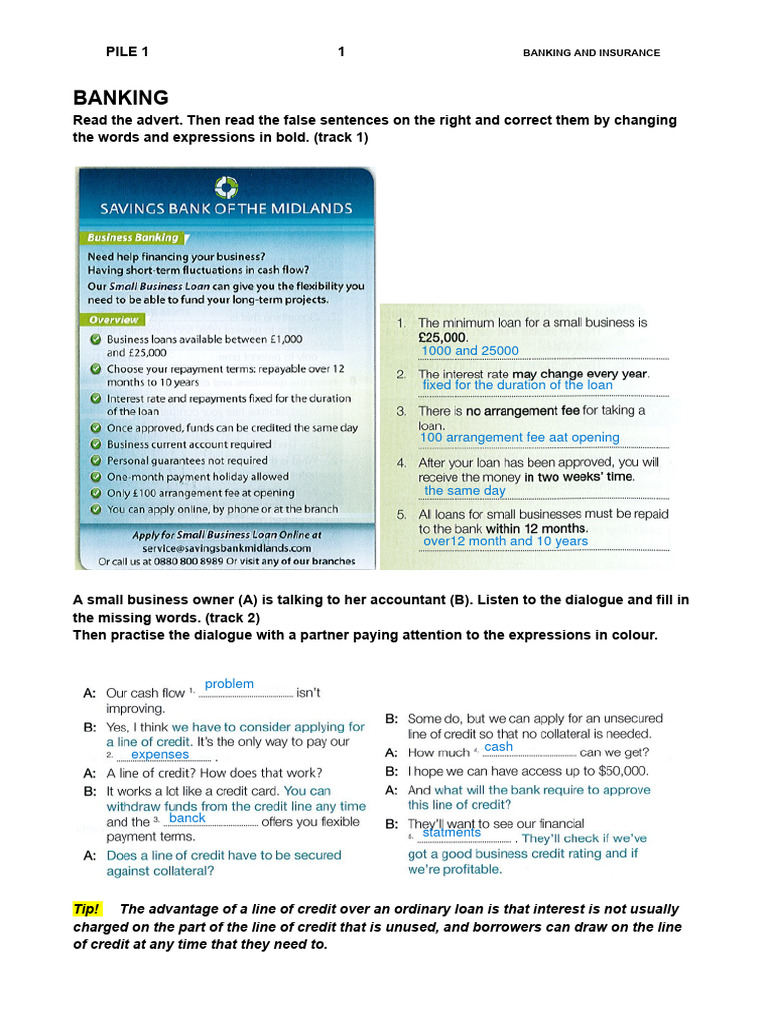 7 - Banking and Insurance | PDF | Credit | Finance & Money Management