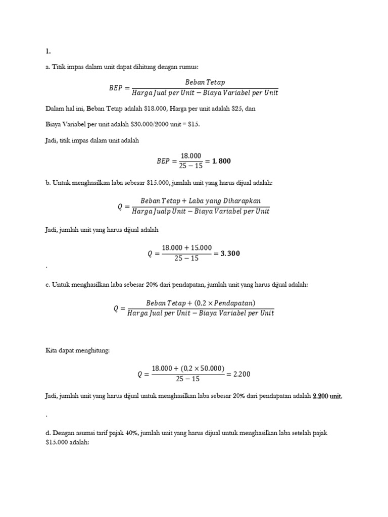 Jawaban AKT MNJ | PDF