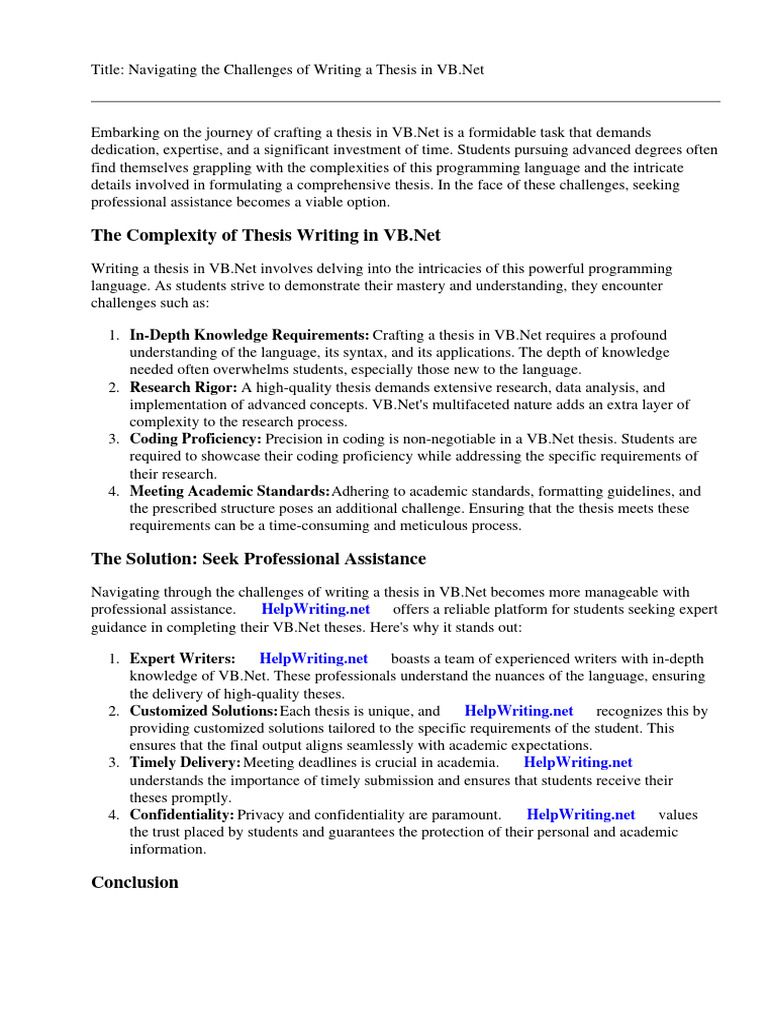 Thesis Vb.net | PDF | Databases | Computer Programming Thesis Vb.net | PDF | Databases | Computer Programming
