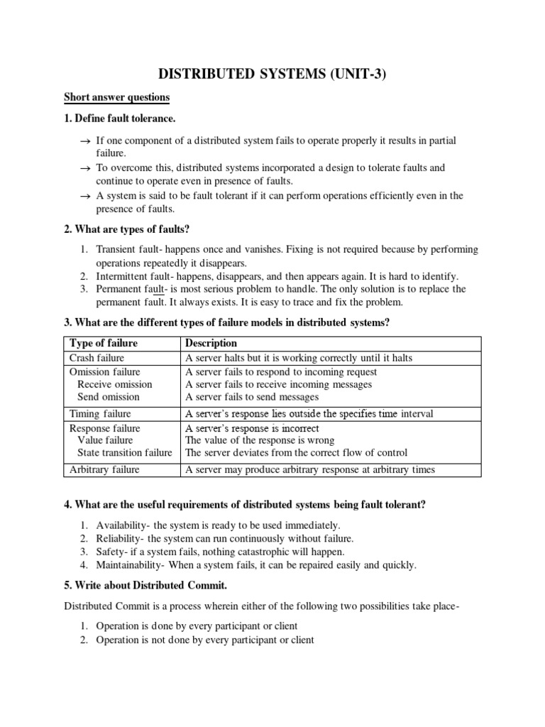 DS UNIT-3 Saqs Laqs (Complete) | PDF | Common Object Request Broker Architecture | Object ...
