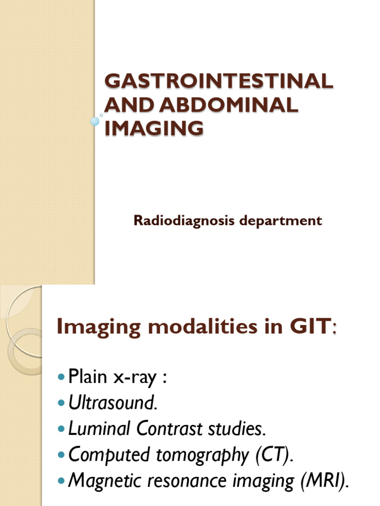 5th Year Git Lecture Pdf Esophagus Liver