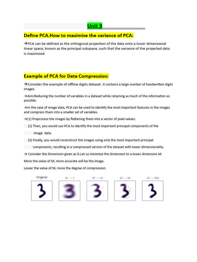 Unit 3,4 and 5 | PDF | Principal Component Analysis | Eigenvalues And Eigenvectors
