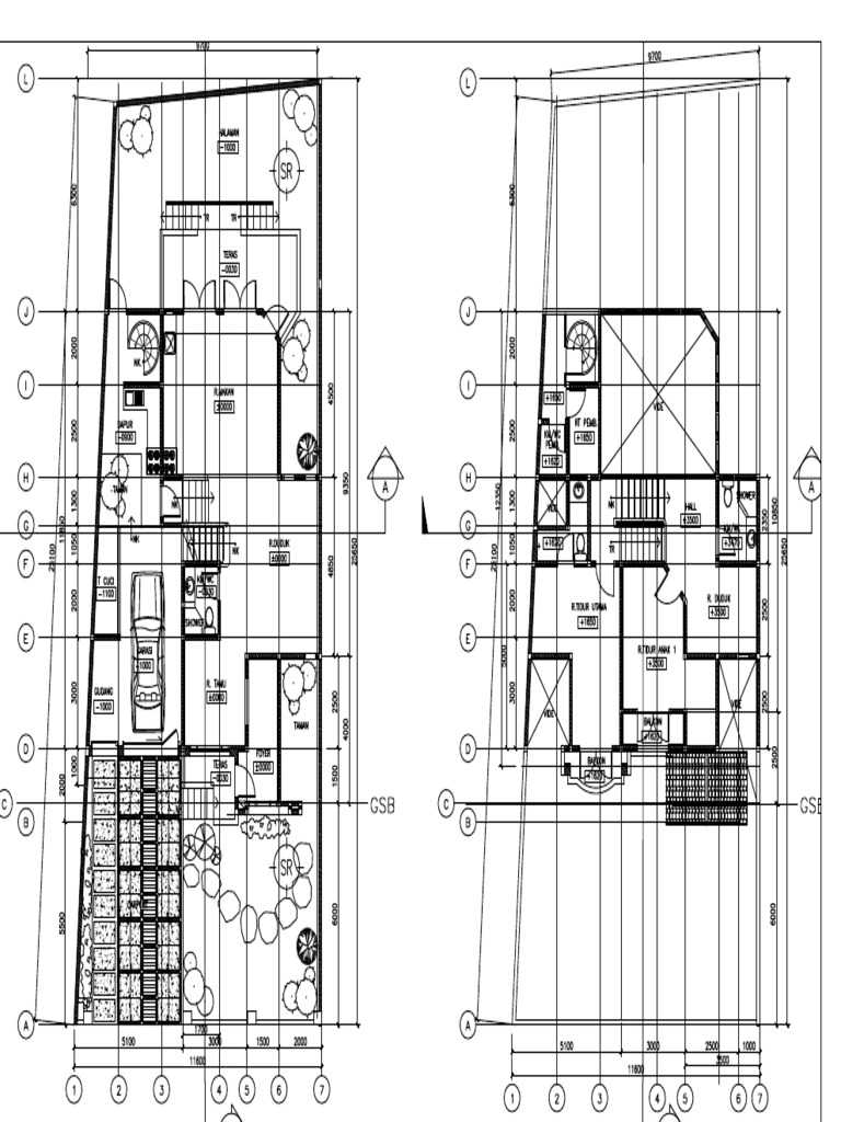 9ac Denah Rumah 2 Lantai Lengkap-Layout1 | PDF