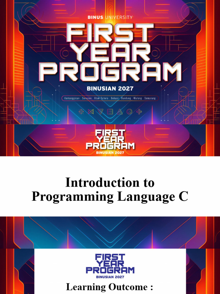 Introduction To Programming Language C 2023 | PDF | C (Programming ... Introduction To Programming Language C 2023 | PDF | C (Programming ...