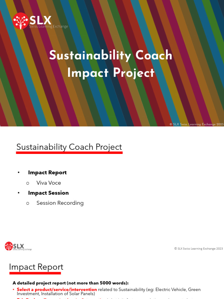 Sustainability Coach Project-Guidelines - Cohort 5 | PDF | Sustainability | Climate Change ...