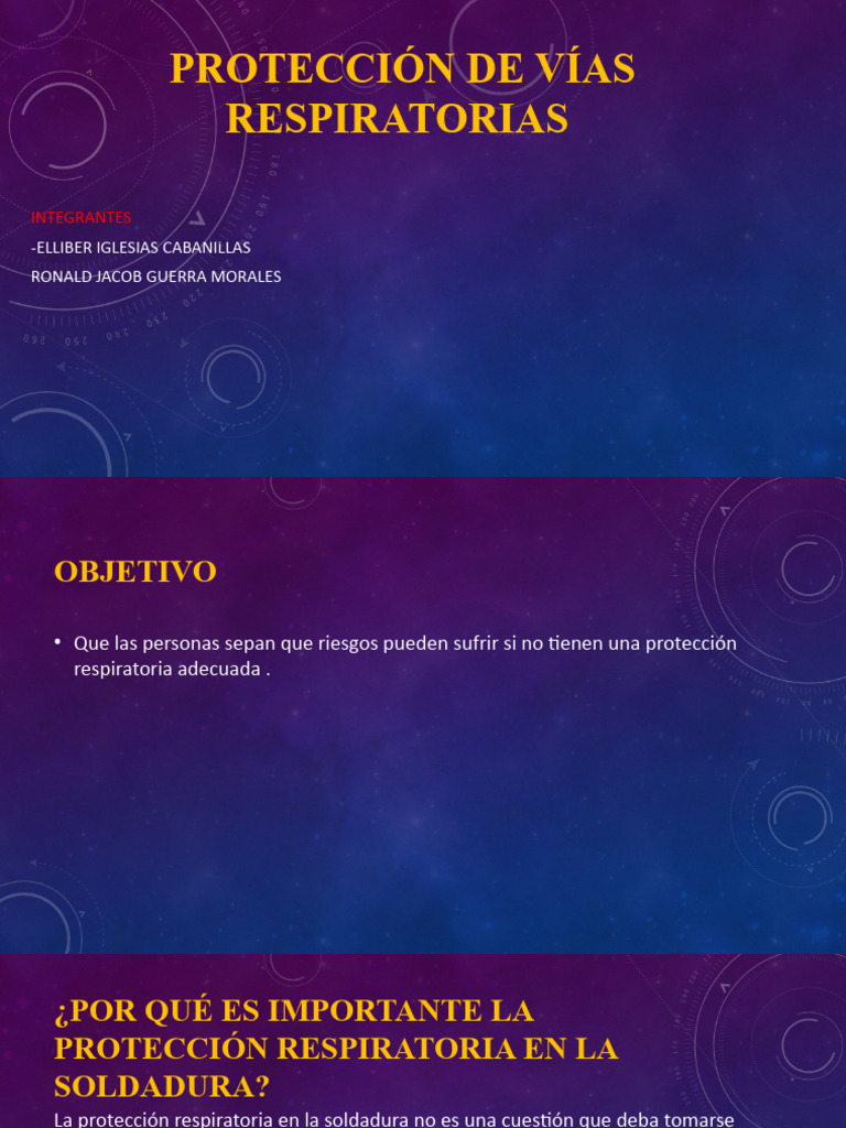 Protección de Vías Respiratorias. | PDF